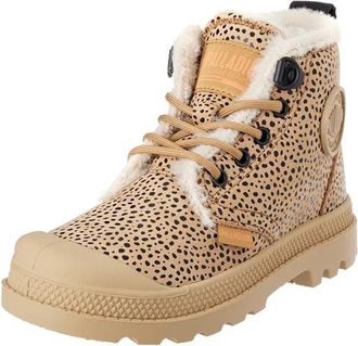 Palladium Pampa Hi Zip Wool Botte Tendance, Dear Brown Safari, 34 EU