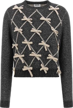 Moschino Rundhalspullover - Grau