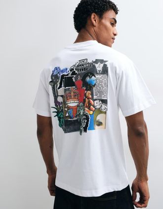 HUF T-shirt graphique Boulevard Status en blanc