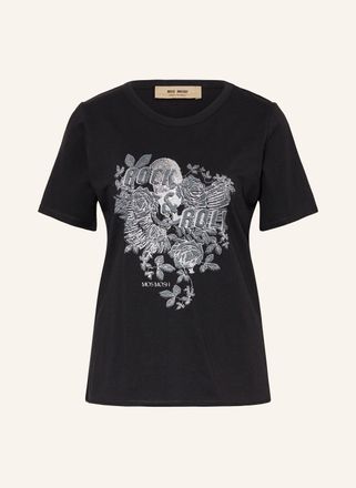 Mos Mosh Mos Mosh T-Shirt Mmfango Mit Schmucksteinen schwarz