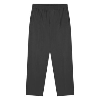Olaf Hussein Schmal geschnittene Hose mit Gummizug - - Trousers - Herren - Grau - S
