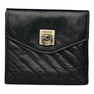 Celine Pre-owned Seiden-Portemonnaie - - Pre-owned - Damen - Schwarzk - ONE SIZE