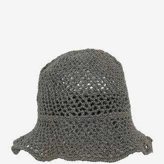 Reinhard Plank Womens Mesh Bucket Hat Green Cellulose
