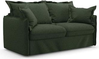 Mondo Canap&eacute; convertible express - 3 places - MYKONOS - Tissu Como 11 Forest - 185 x 104 x 90 cm - MONDO