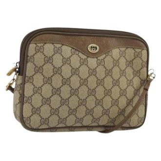 Gucci Sac bandouli&egrave;re en plastique Pre-owned - Femme - Pre-owned - Beige - Taille: ONE Size
