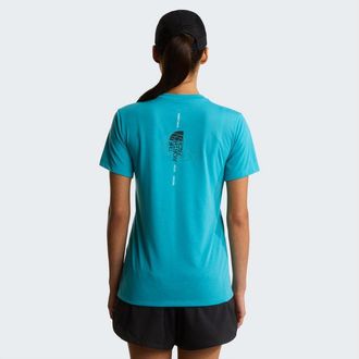 The North Face T-Shirt W BITMAP LOGO SHORT SLEEVES TEE-GRAPHIC sportlicher Stil, Kurzarm, f&uuml;r Sportmode und Outdoormode