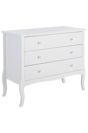 Landscape Kommode, Wei&szlig;, Metall, Pinie, massiv, 3 Schubladen, 100x80x45 cm, erweiterbar, Beim&ouml;bel erh&auml;ltlich, stehend, Wohnzimmer, Kommoden & Sideboards, Kommod