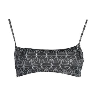 Karl Lagerfeld Femme, Maillots de bain, Noir, Taille: 36 FR Haut DE Maillot DE Bain Femme Noir