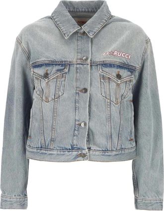 Fiorucci Femme, Vestes, Bleu, Taille: 40 FR Denim Vestes
