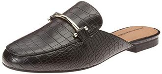 Amazon Essentials Mules à Boucle Femme, Noir Imprimé Crocodiles, 39.5 EU