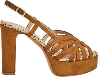 Albano Femme, Chaussures, Brun, Taille: 37 EU Naomi Sandale &agrave; Talon Haut