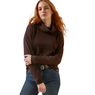 Ariat Womens Lexi Sweater Long Sleeve in Mole, Size X-Large, by Ariat