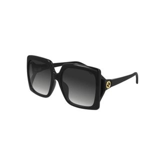 Gucci Rechteckige Sonnenbrille - - Accessories - Damen - Schwarzk - 59 MM