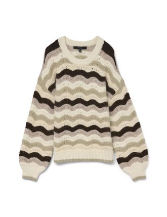 Vero Moda Vmdoja Ls O-Neck Pullover Boo