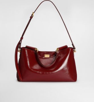 Dolce & Gabbana Vittoria Calfskin Handbag - Frau Schulter- Und Umh&auml;ngetaschen Red Onesize