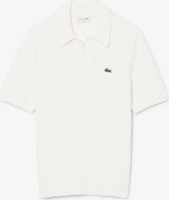 Lacoste Poloshirt in Boucl&eacute;-Strick mit Variokragen, Classic Fit in
