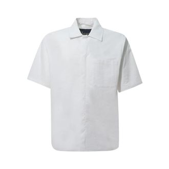 Herno Technical Stretch Seersucker Shirt - - Shirts - Herren - Wei&szlig; - M