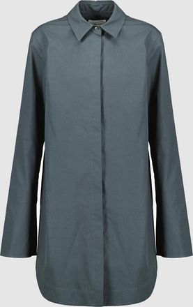 Loulou Studio Chemise Eknath Coton Iron Gris