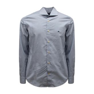 Sonrisa Homme, Chemises, Bleu, Taille: L L3558 Camicia Shirt