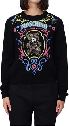 Moschino Maglione Gaucho Osito - - Knitwear - Damen - Mehrfarbig - M