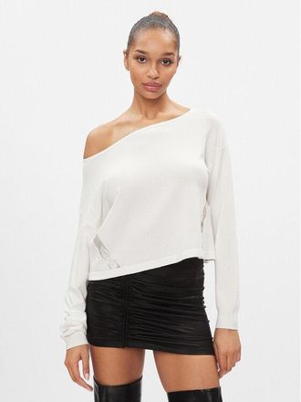 Liu Jo Pullover TA4159 MS49I &Eacute;cru Cropped Fit