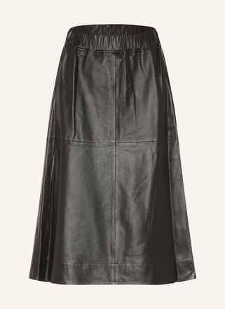Arket Arket Lederrock schwarz
