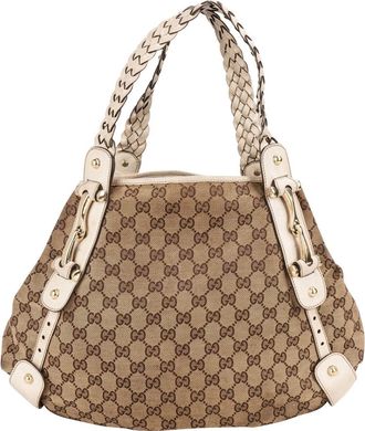 Gucci Crossbody Bags - Gucci GG Monogram Pelham Handbag - Gr. unisize - in Braun - f&uuml;r Damen