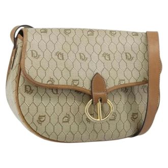 Dior Sac bandouli&egrave;re vintage Pre-owned - Femme - Pre-owned - Beige - Taille: ONE Size
