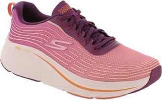 Skechers Femme Max Cushioning Elite 2.0 Alaura Basket, Raspberry Textile/Orange Trim, 37 EU