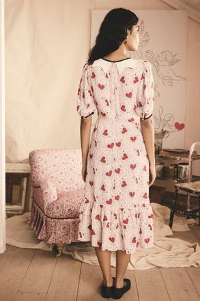 Cath Kidston Volantkleid Cath Kidston Teekleid (1-tlg)