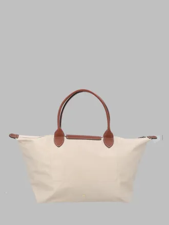 Longchamp Womens Shoulder Bag Le Pliage One Ivory Polyamide