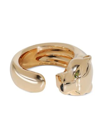 Cartier 18kt Panth&egrave;re de Cartier Gelbgoldring mit Tsavorit