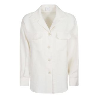 Eleventy Femme, Blouses et Chemises, Blanc, Taille: 38 FR Veste