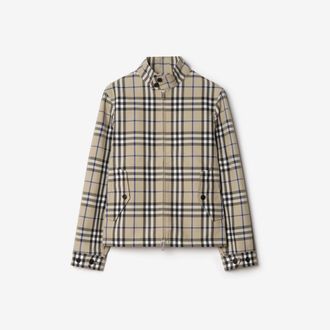 Burberry Veste Harrington Check, Size: 46