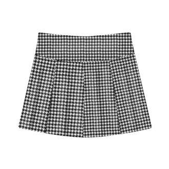 MC2 Saint Barth Kurzer Pied-de-Poule Rock - - Skirts - Damen - Schwarzk - M