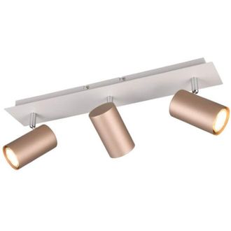 Trio Spot, Marley, Excl.3xgu10, Hauteur: 15cm,longueur: 48cm,largeur: 9cm, Trio 802400365