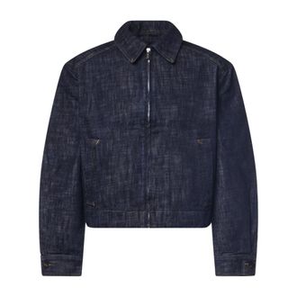 Jacquemus Canevas de-N&icirc;mes Denim Jacket - Homme - Vestes - Bleu - Taille: XL