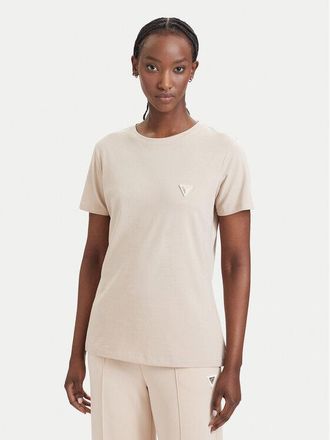 Guess T-Shirt V4YI09 J1314 Beige Regular Fit