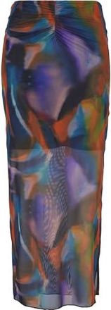 Urban Classics Ladies AOP Mesh Tube Skirt Femme Jupe Longue Multicolore XS