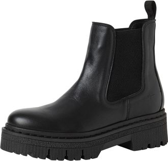 Tamaris Damen Stiefel Leder schwarz 38