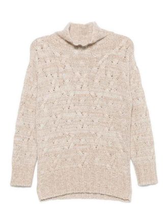 Fabiana Filippi Pull Col Roul&eacute; - Beige