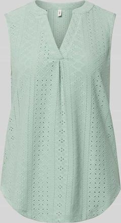 Only Regular Fit Blusentop mit Lochstickerei Modell SANDRA