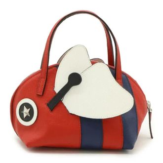 Gucci Pre-owned Cuir cabas - Femme - Pre-owned - Rouge - Taille: ONE Size
