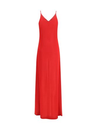 Fendi Silk Slip Dress - Red