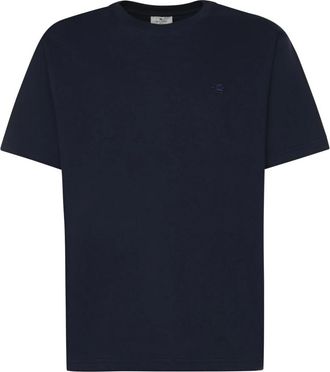 Etro Homme, Tops, Bleu, Taille: XL T-Chemises
