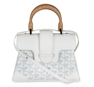 Goyard White Mini Saigon Souple Bag