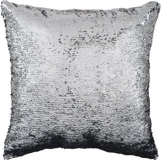 Balvi Kissen Magic Farbe schwarz/Silber Ver&auml;nderbare Farben Mit abnehmbarem Bezug und F&uuml;llung Polyest