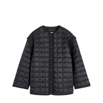 By Malene Birger Femme, Vestes, Noir, Taille: 42 FR Veste Rembourr&eacute;e Minimaliste