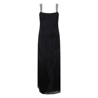 Moschino Elegantes Maxikleid - - Dresses - Damen - Schwarzk - S