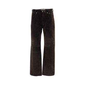 Our Legacy Carlson Cut Lederhose - - Trousers - Herren - Braun - M